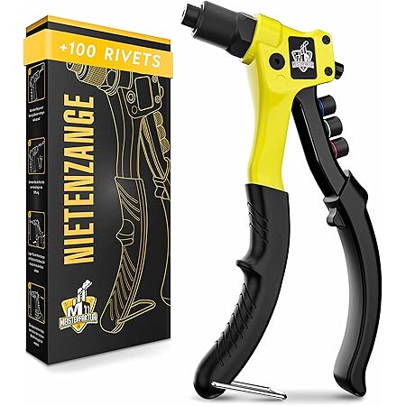 BLOSTM Pop Rivet Gun Kit - Full 200 Rivet Set with Pop Riveter ...