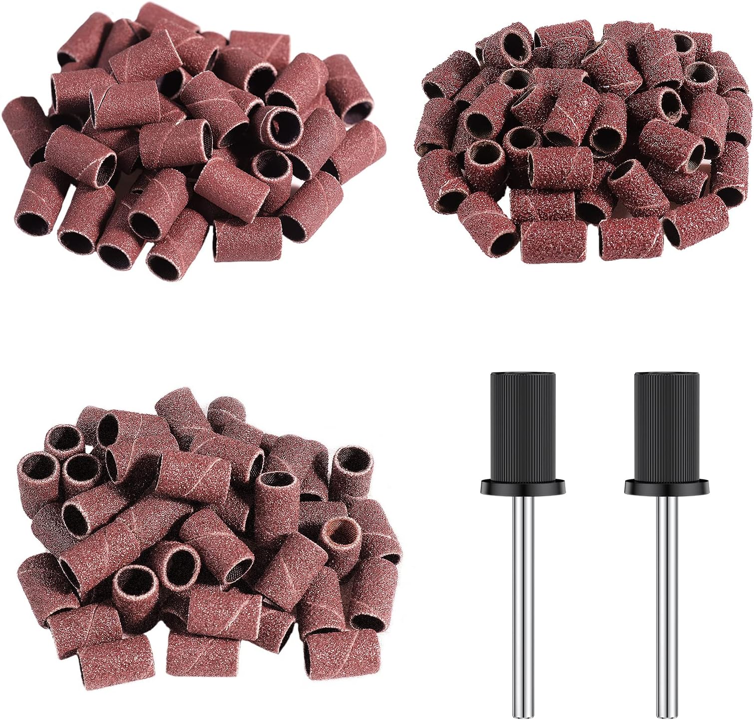 Amazon.com: alle's Small Sanding Bands for Nail Drill Efile Sanding ...