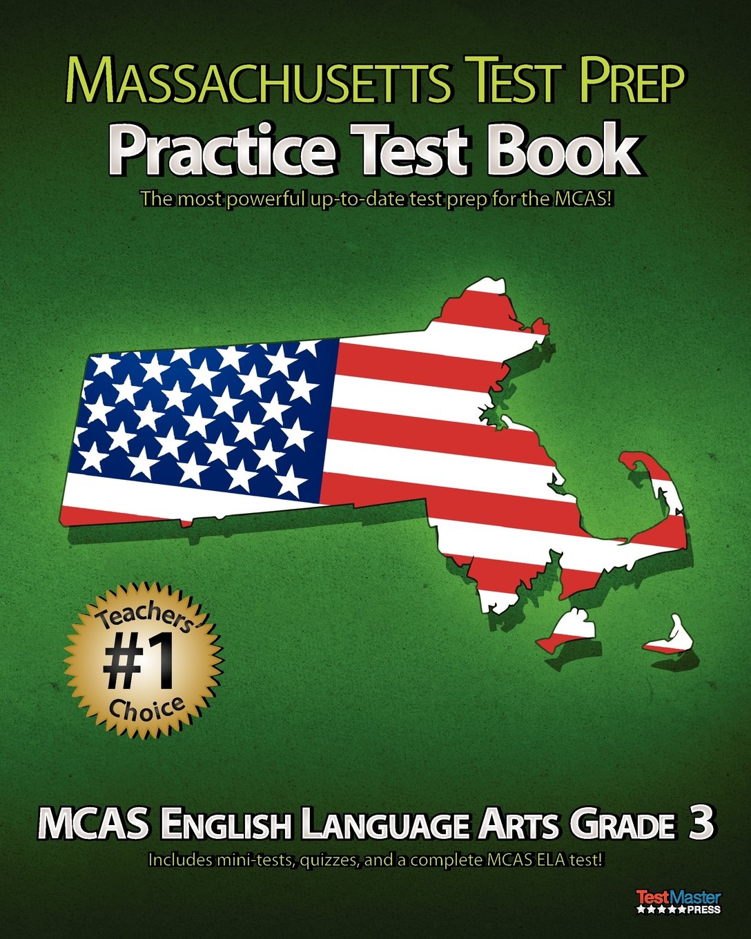 MASSACHUSETTS TEST PREP Practice Test Book MCAS English Language Arts ...