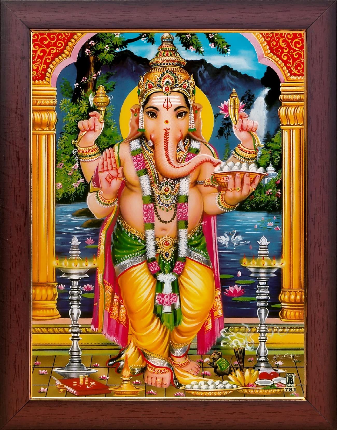 Vinayagar Photos Ganesha/Vinayagar Statue With Stone Works Suitable