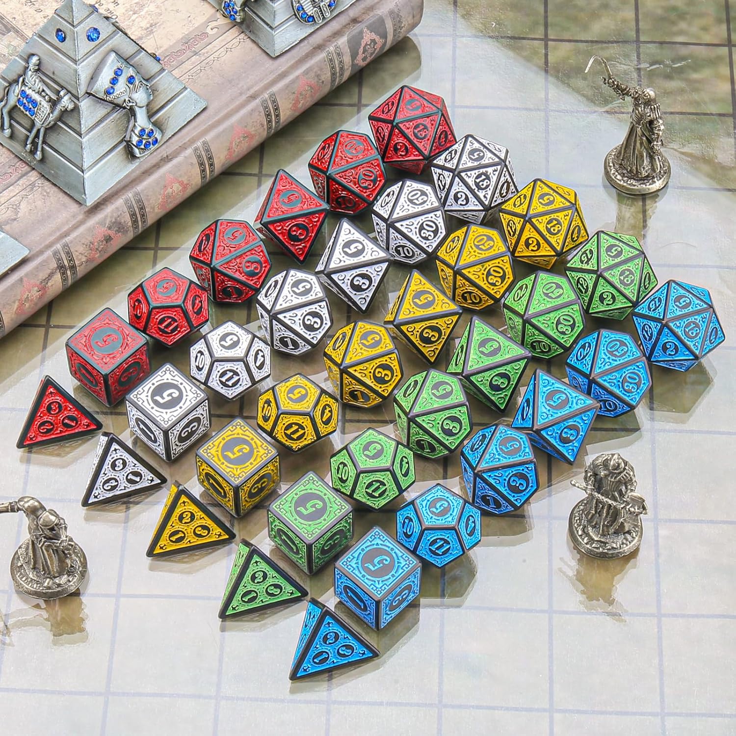 DND – Dados poliédricos, 5 juegos de dragones y mazmorras, juego de ...