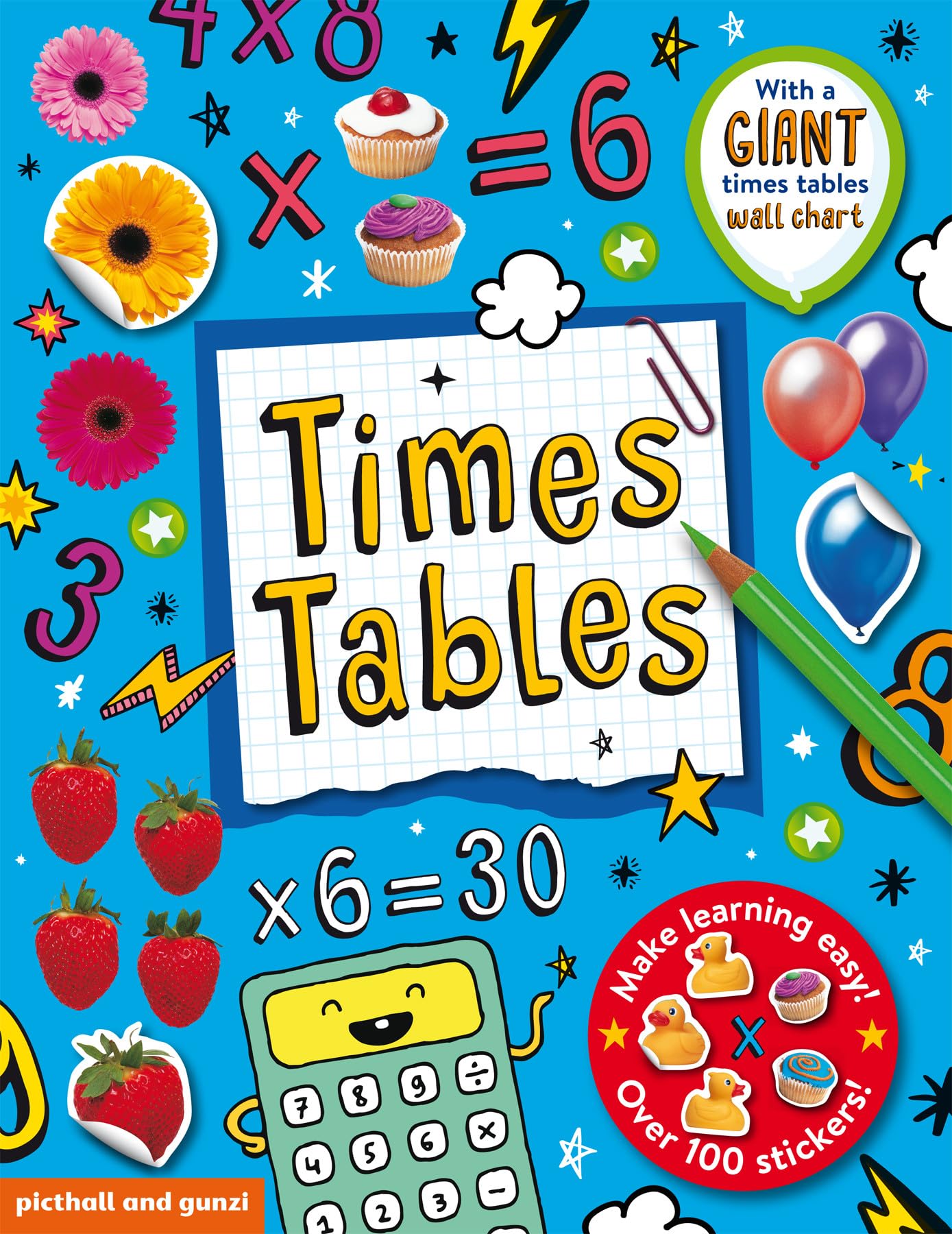 Times Tables Sticker Book (Need to Know Sticker Books): includes Giant ...