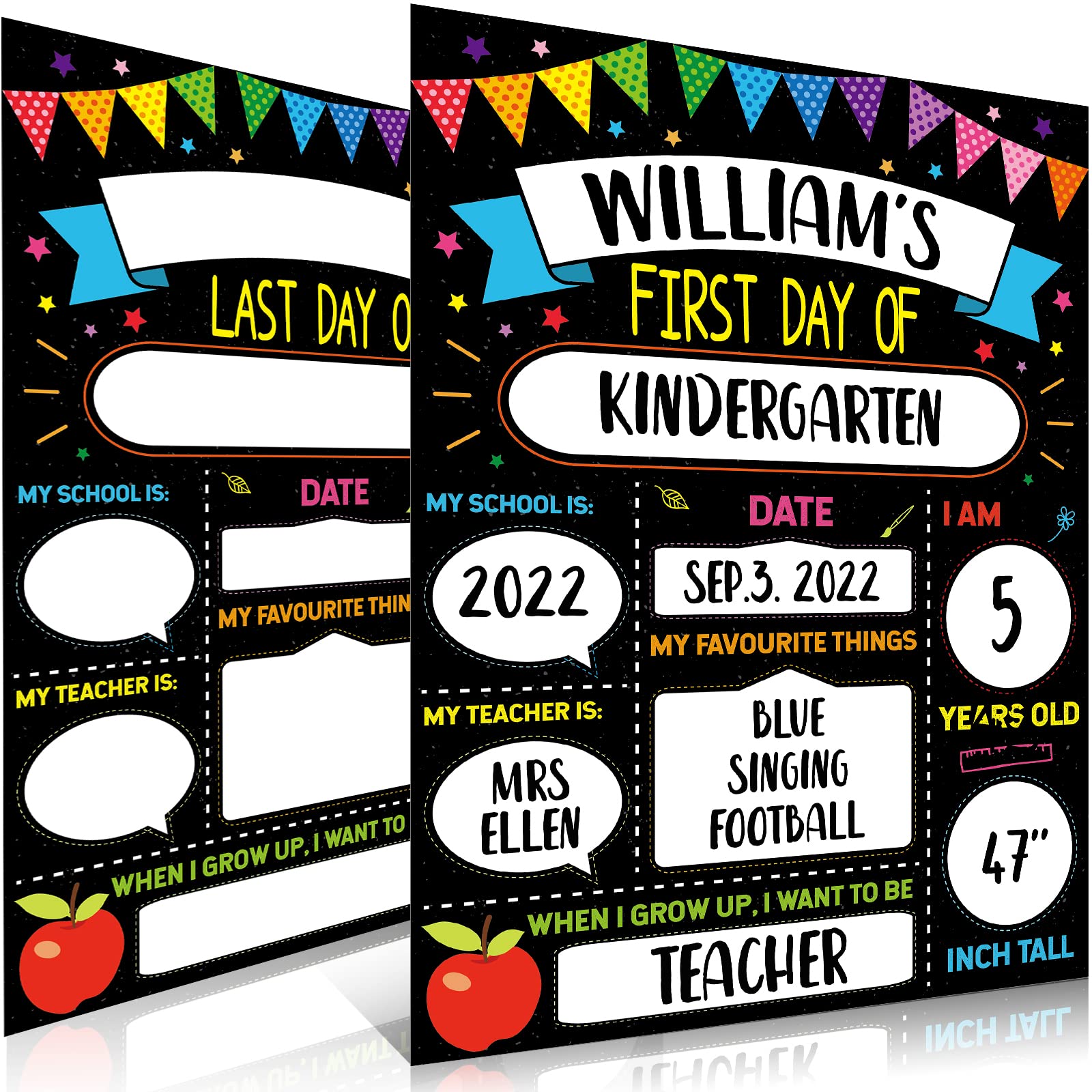 Ideas Para Carteles Para El Primer Día De Preescolar 25 Ideas De