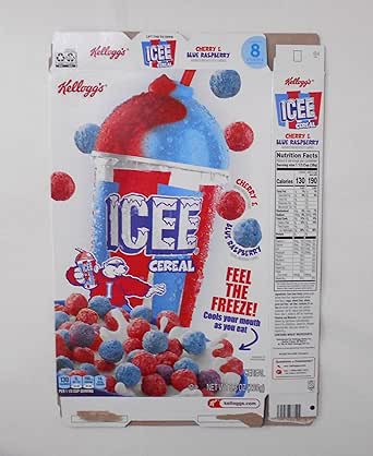 Amazon.co.jp: Kellogg ICEE BEAR CEREAL CHERRY & BLUE RASPBERRY Cereal ...