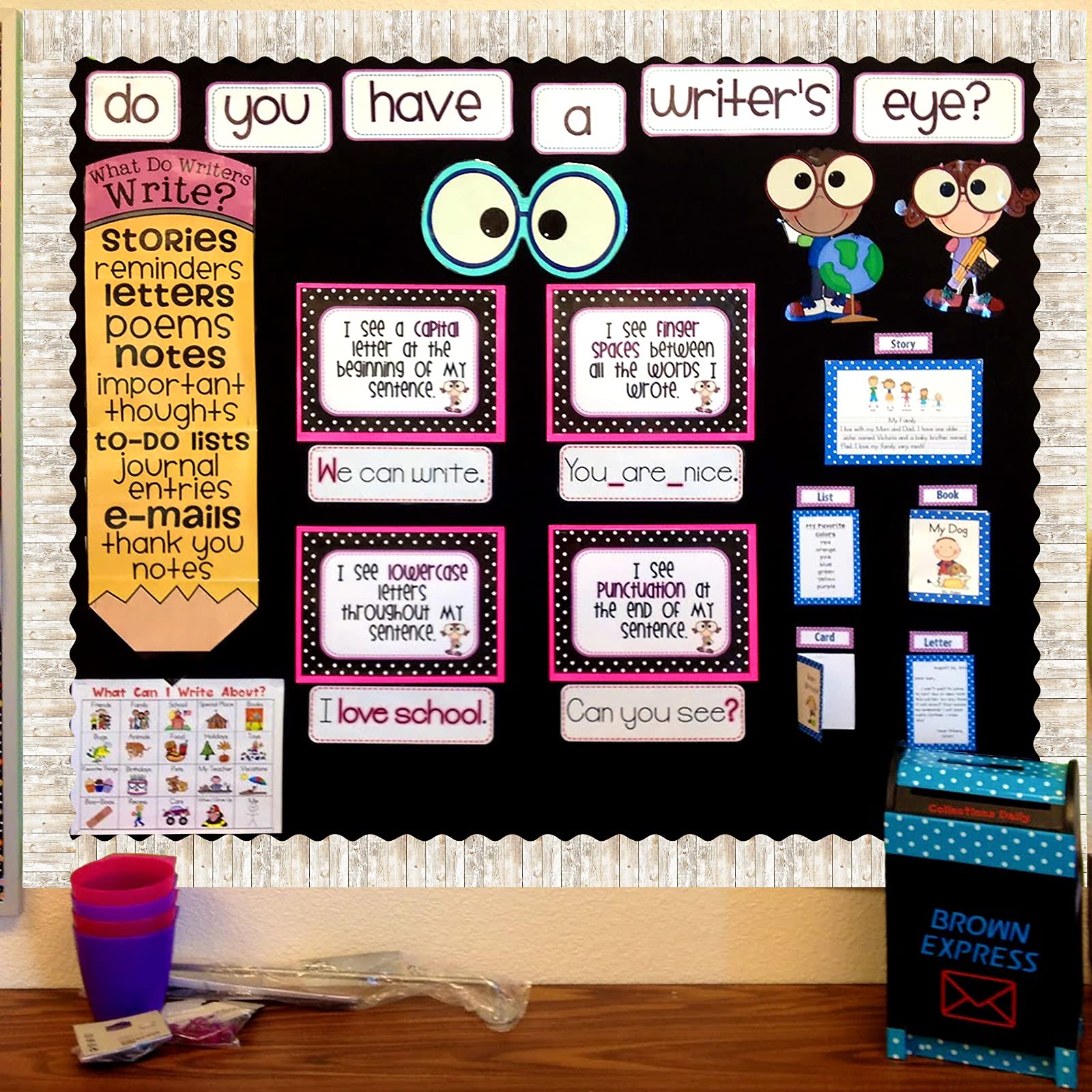 Snapklik.com : White Wood Bulletin Board Border Trim For Classroom ...