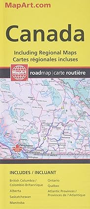 Canada Road Map: Canadian Cartographics Corporation: 9781554860708 ...