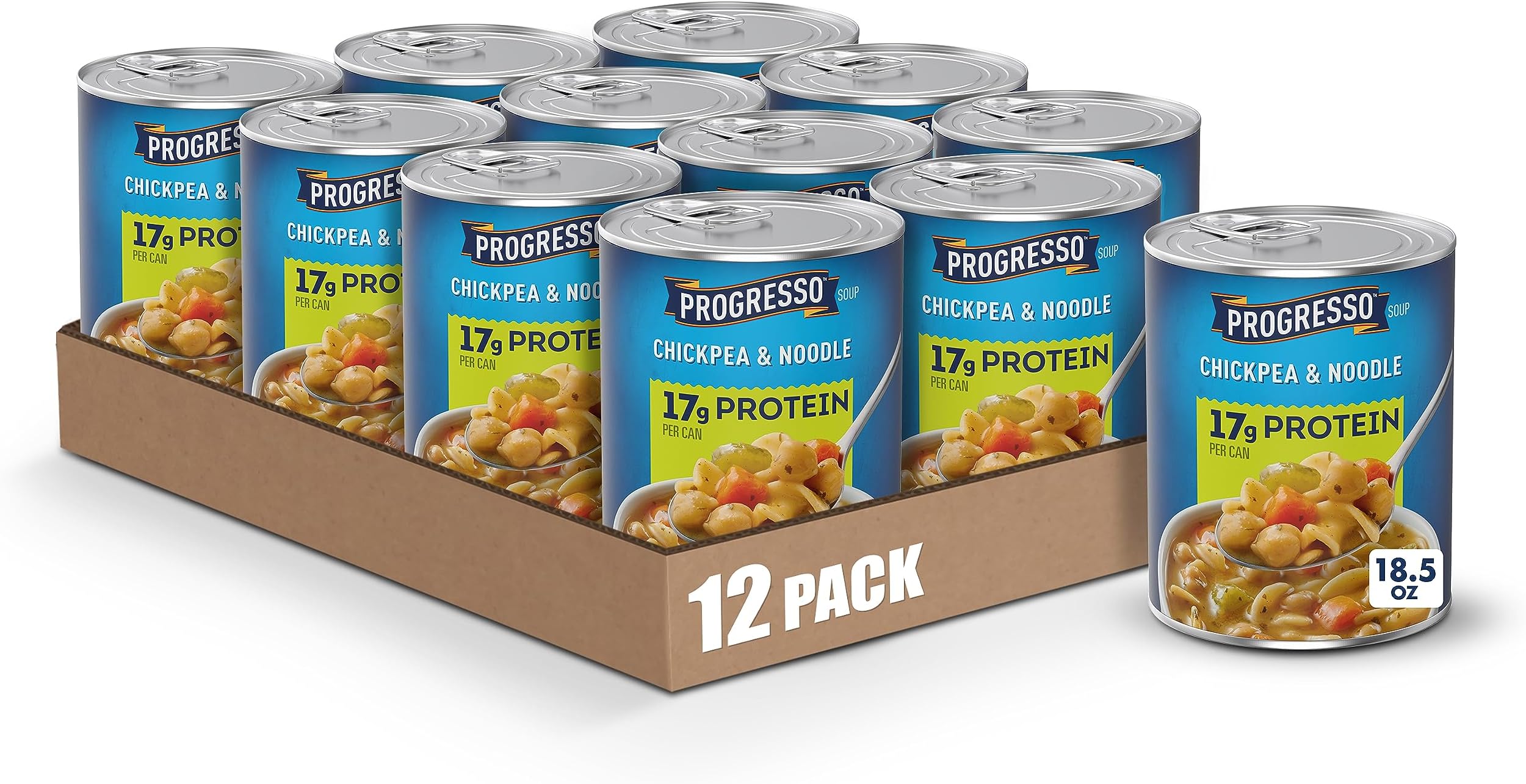 Amazon.com : Progresso Light, Creamy Chicken Noodle Canned Soup, 18.5 ...