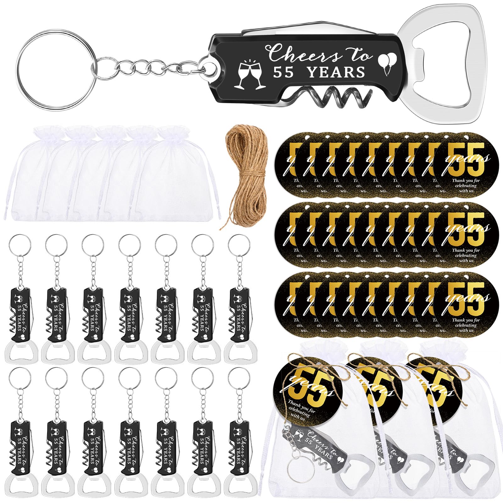Amazon.com: Jingmore 30 Set 55th Birthday Party Favors for Guests ...