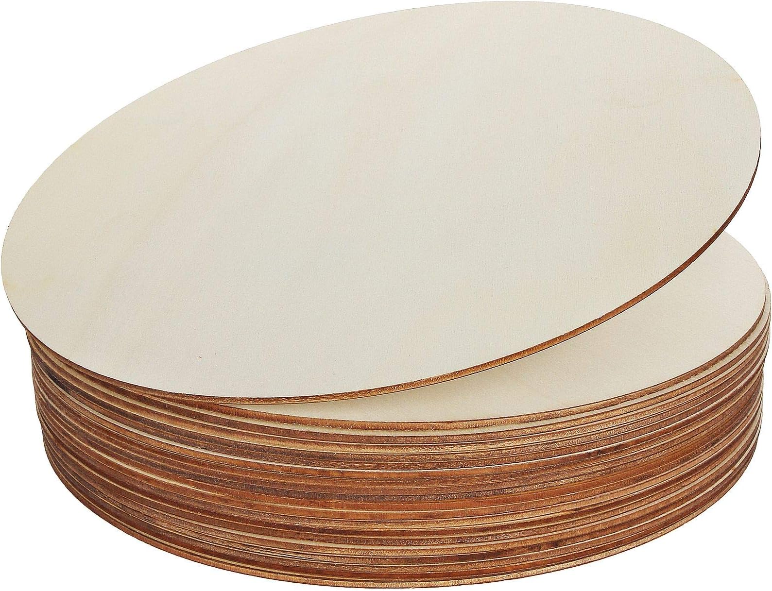 Amazon.com: HILELIFE Wood Rounds for Crafts 10 Inch - 5 Pack Wood Round ...