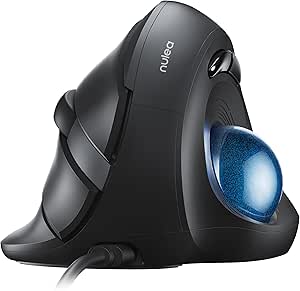 Amazon.com: Nulea M506 Wired Trackball Mouse for Large Hands, Ergonomic ...