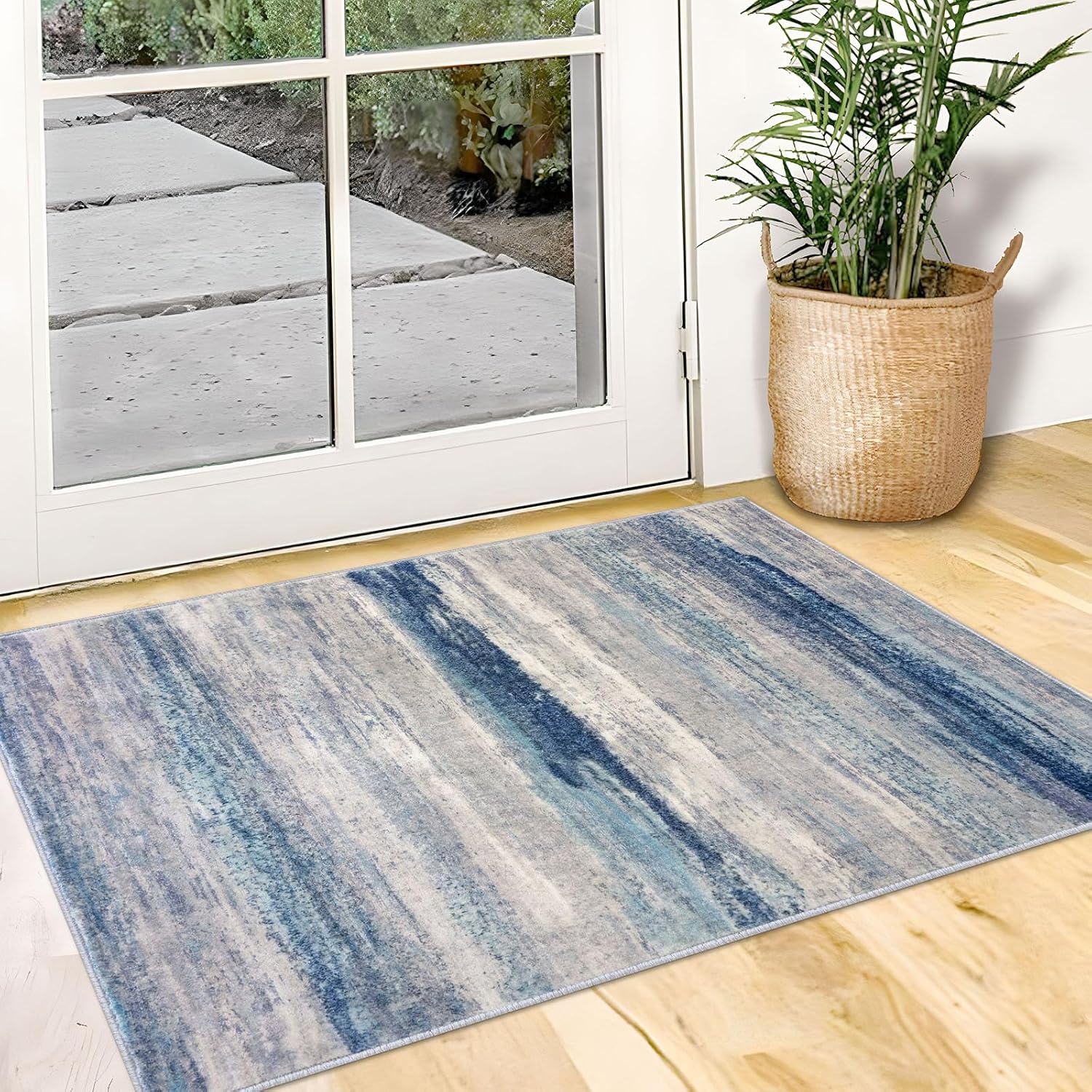 Amazon.com: KOZYFLY Modern Abstract Small Area Rugs, 2x3 Washable ...