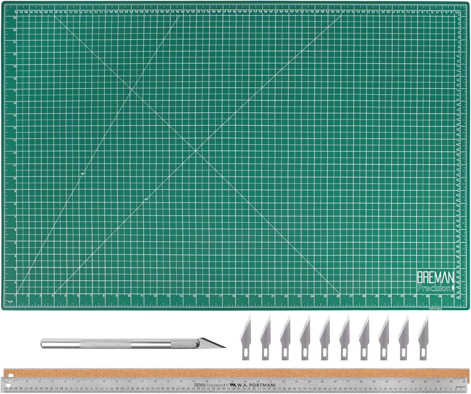 Amazon.com: WA Portman 24x36 Inch Self Healing Cutting Mats for Crafts ...