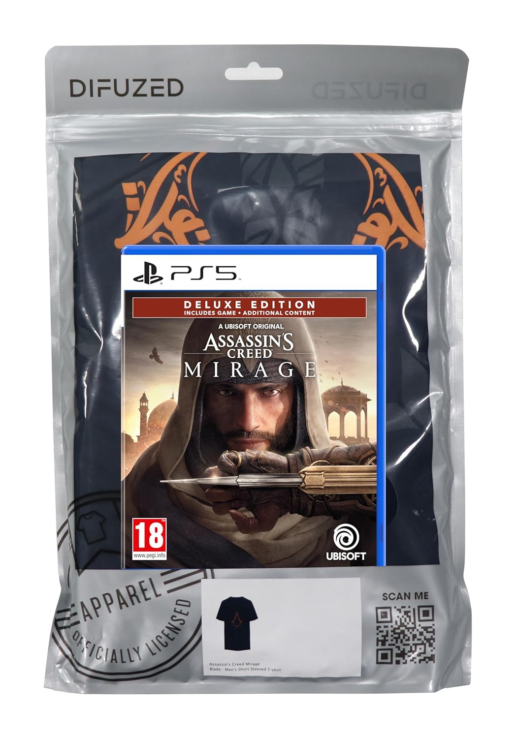 Ubisoft Ps5 Assassin S Creed Mirage: Deluxe Edition + T Shirt (Xxl ...
