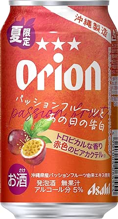 Amazon.co.jp: Asahi Orion Passion Fruit and Confessions of That Day, 11.8 fl oz (350 ml) x 24 ...
