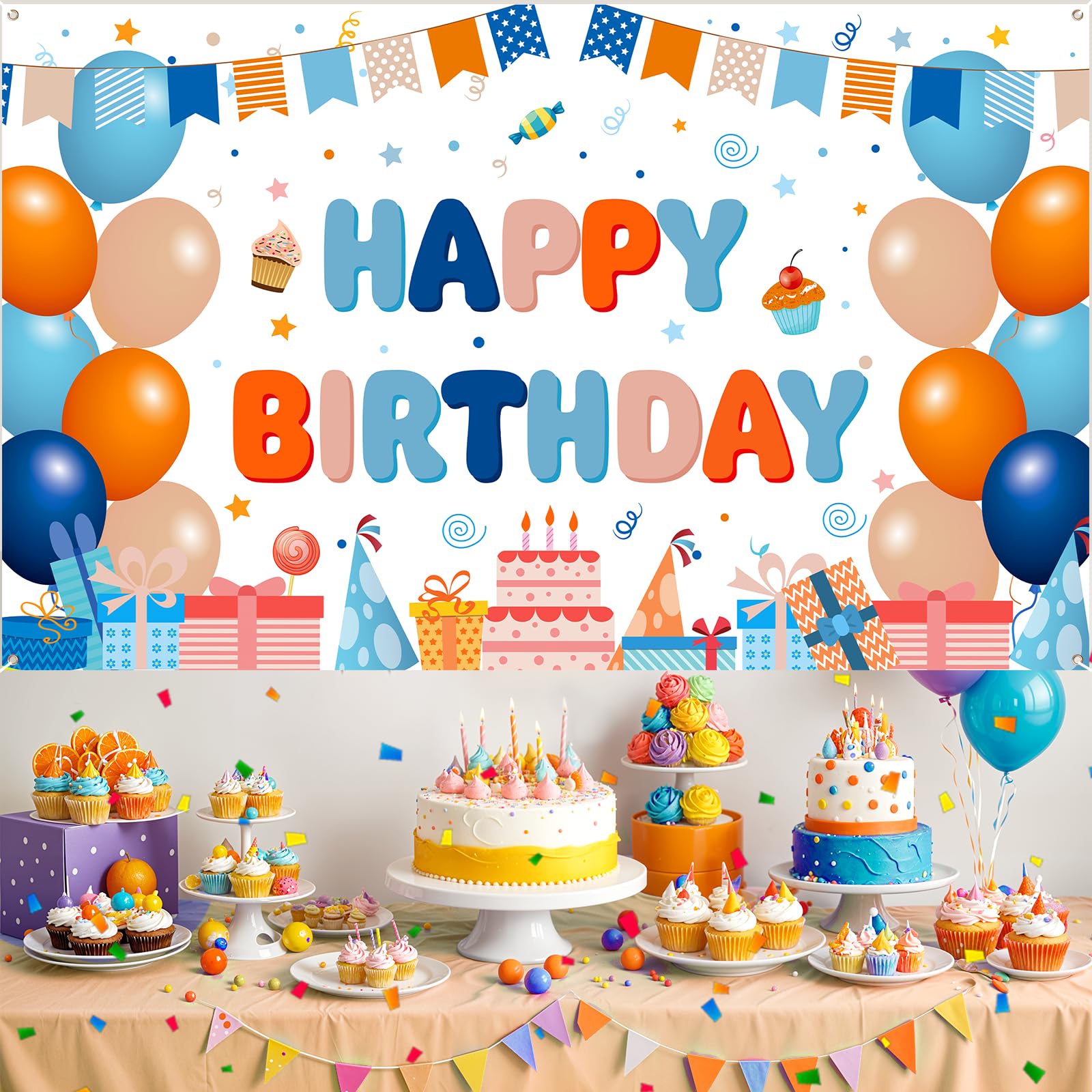 Boy Birthday Party Background