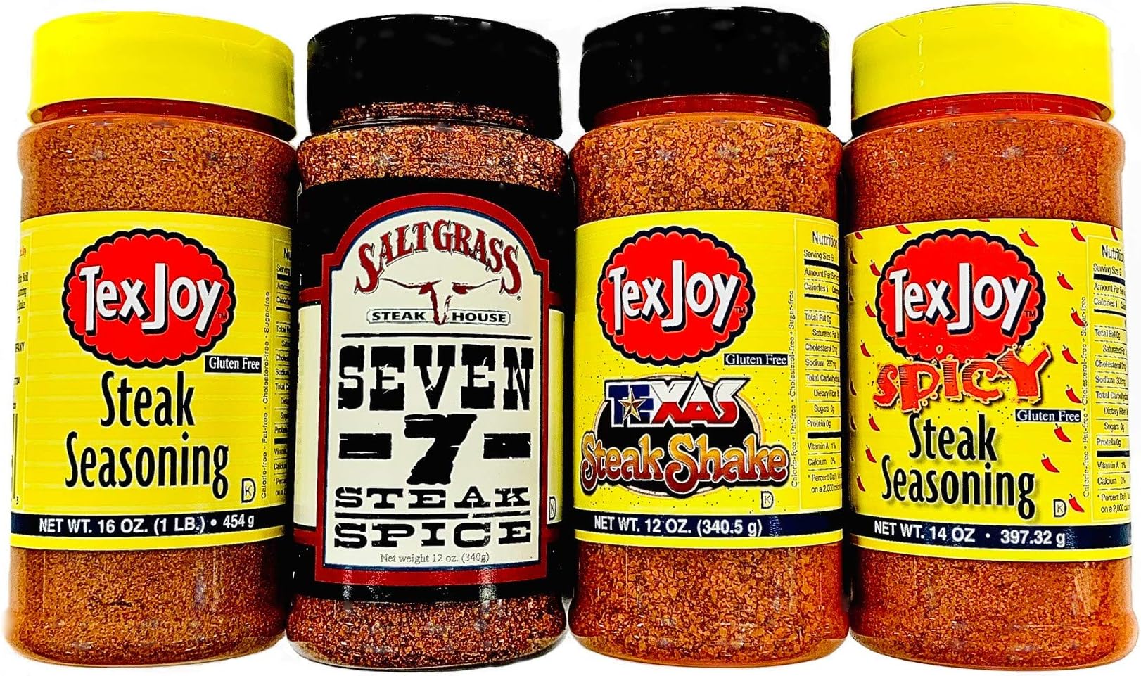 Amazon.com : Texas Steak Seasoning Sampler Set (4 Varieties) : Grocery ...