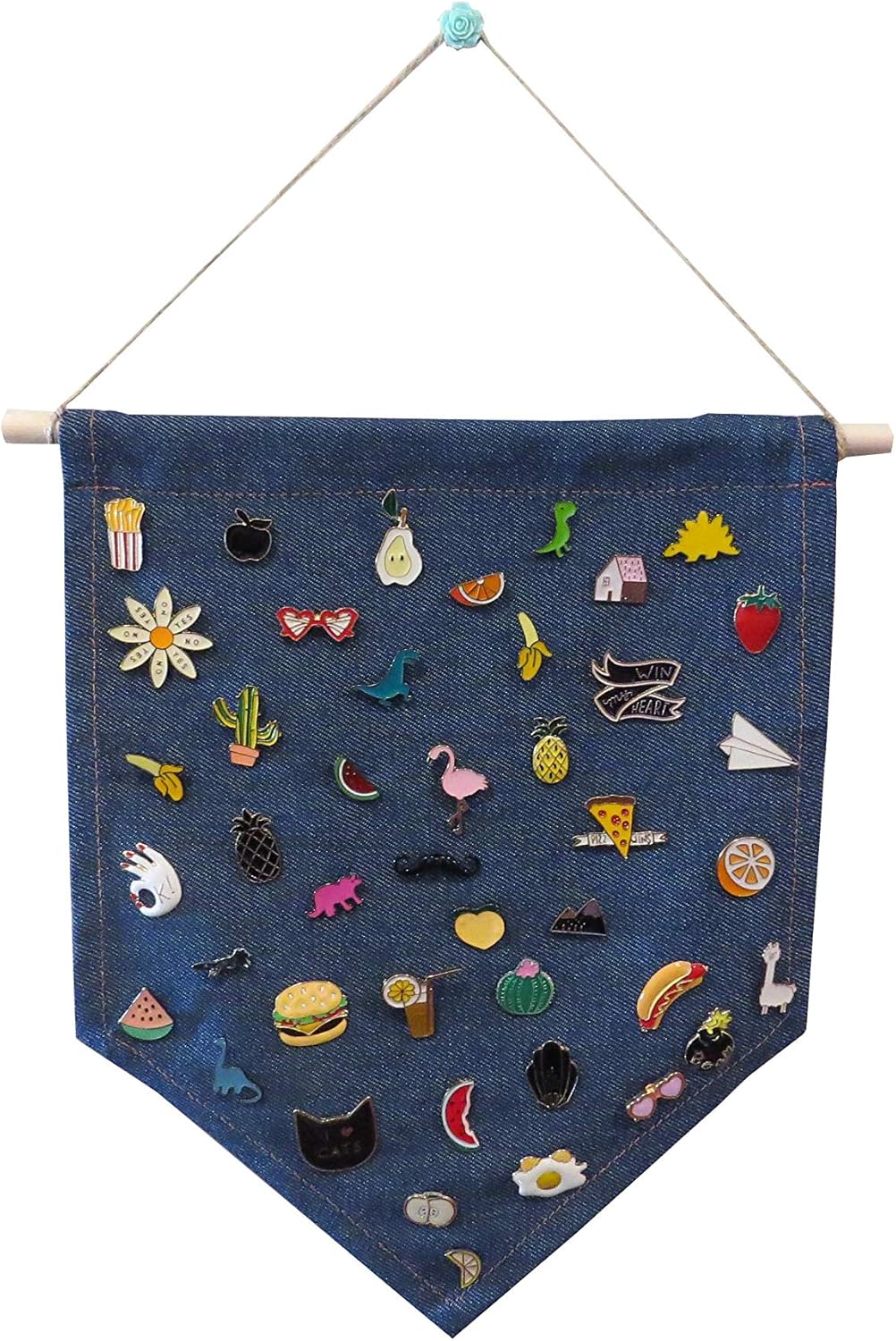 Amazon.com: Enamel Pin Wall Display Banner - Display Pins, Buttons and ...