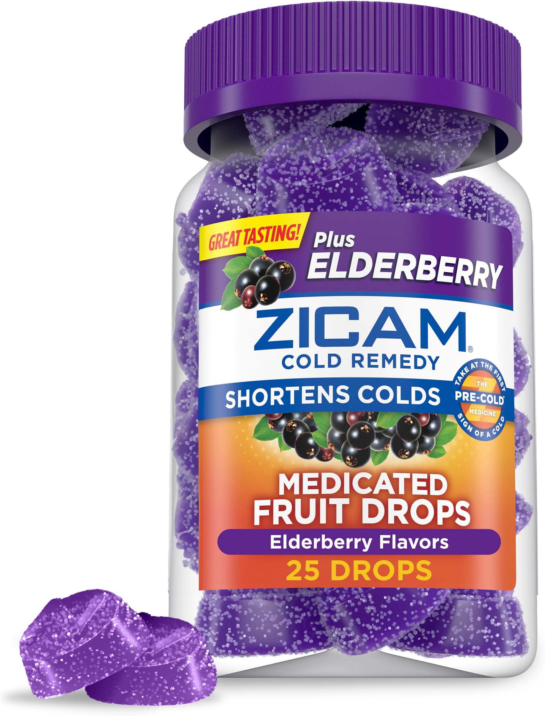 Amazon.com: Zicam Cold Remedy Zinc Medicated Fruit Drops, Assorted ...