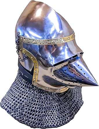 Amazon.com: Medieval Hounskull Pigface Bascinet 18g Functional Re ...
