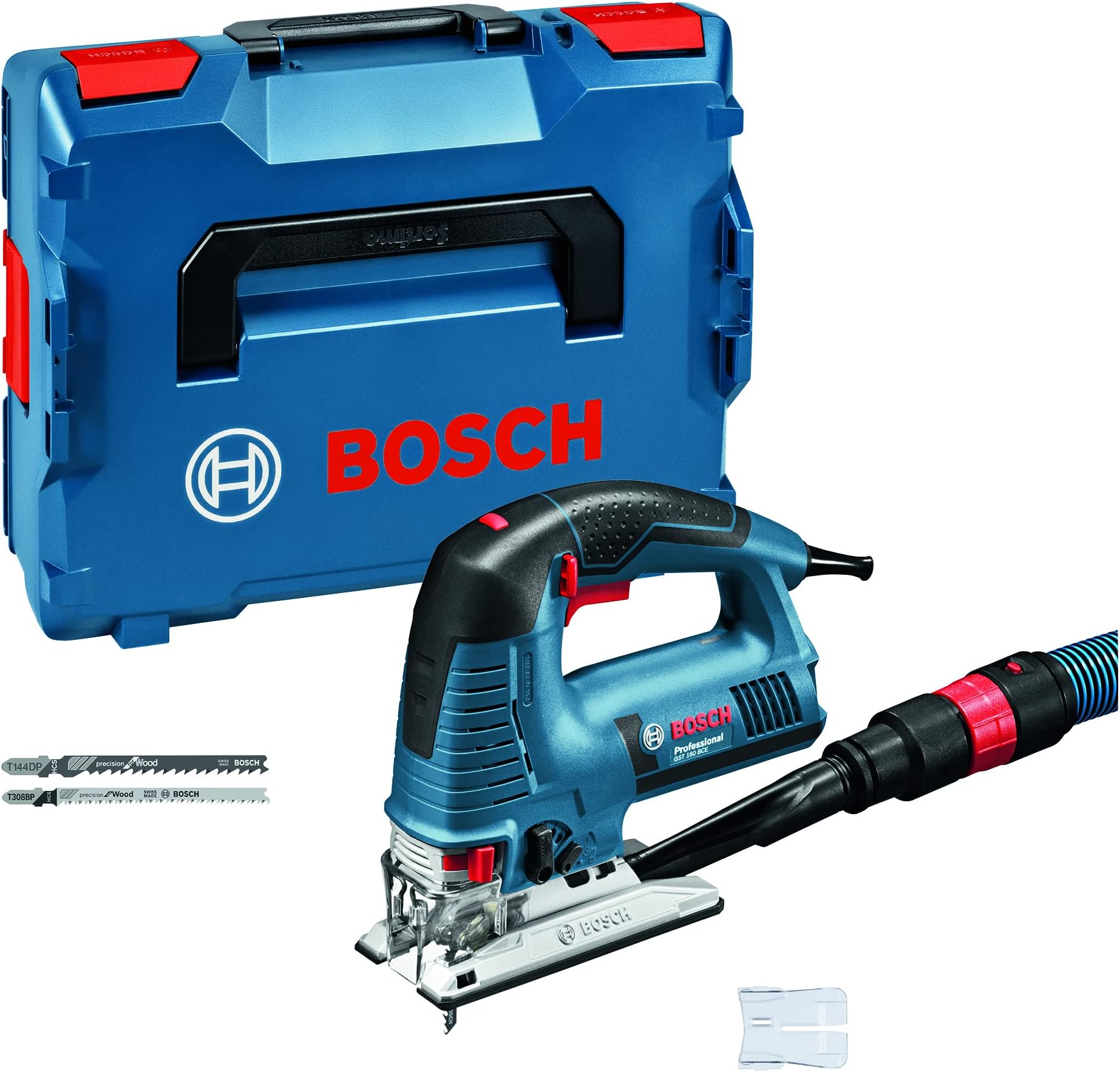 Bosch Professional Corded Jigsaw GST 160 BCE (240V, incl. Hood, 3 x ...