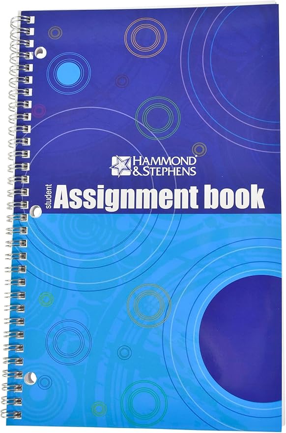 Amazon.com : Hammond & Stephens Undated Weekly Student Planner, 7 x 11 ...