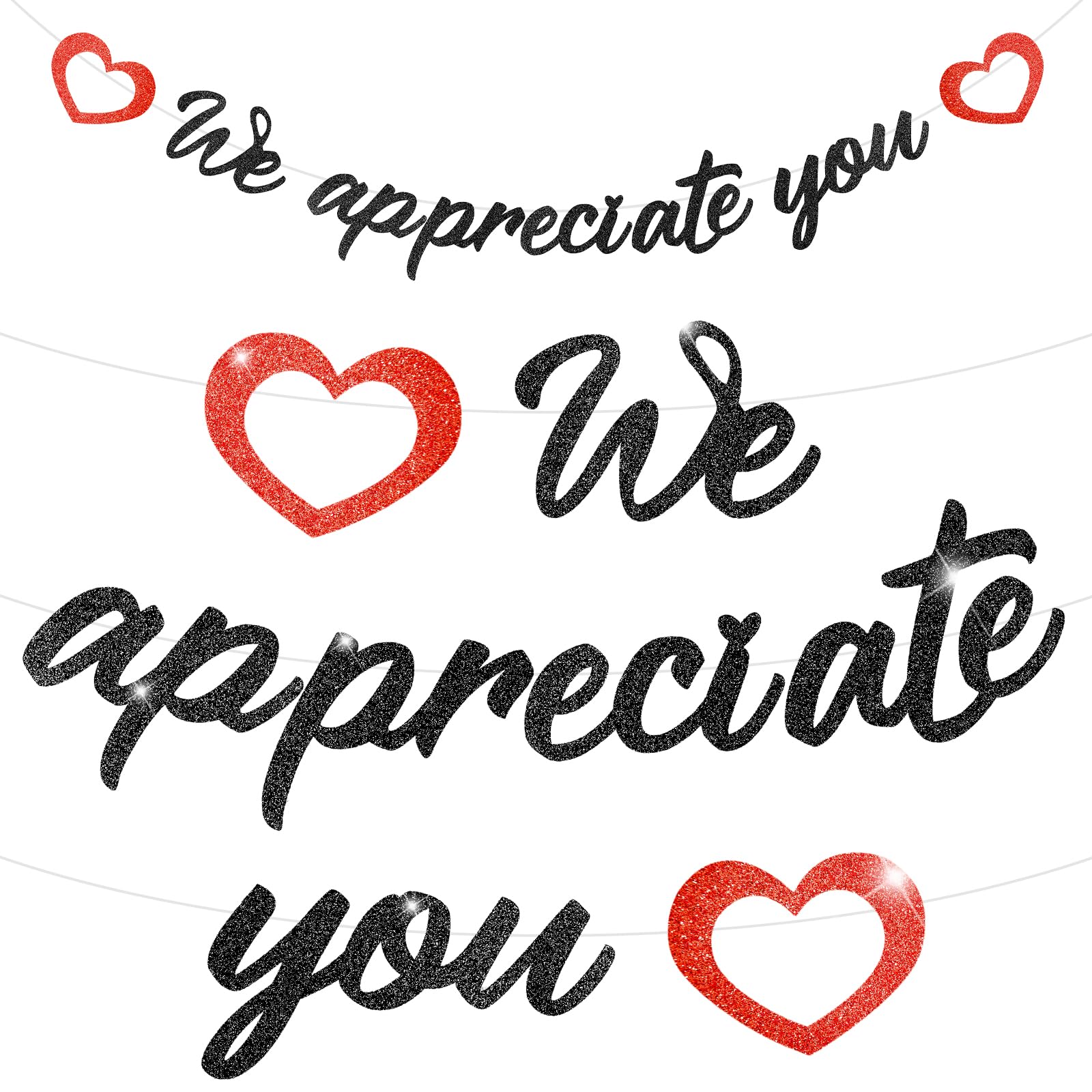 Snapklik.com : Engrowtic Pre Strung We Appreciate You Banner
