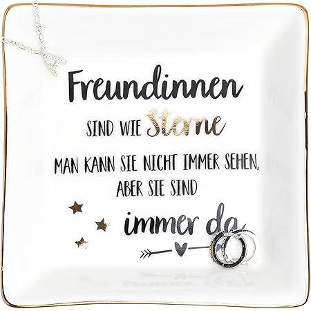 Amazon.de: Darlena Freundinnen sind wie Sterne Dekoschale | Beste ...