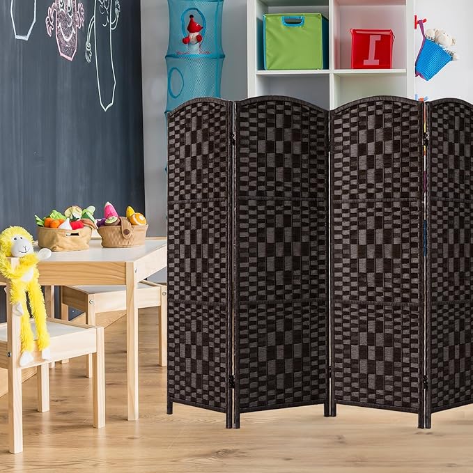 Amazon.com - HALLYBEE Small Room Divider, Privacy Screen, Short Room ...