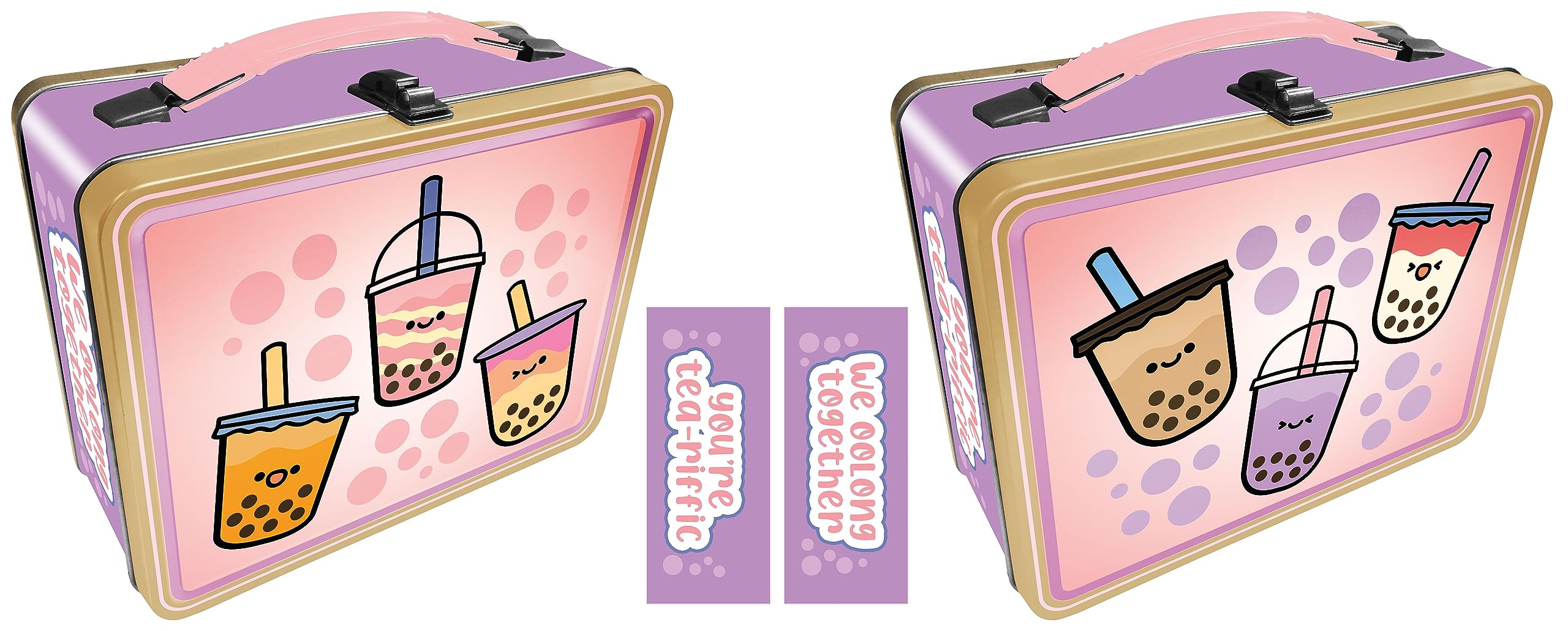 Amazon.com: AQUARIUS Boba Fun Tin storage box, 8.6 x 6.8 x 3.9: Home ...