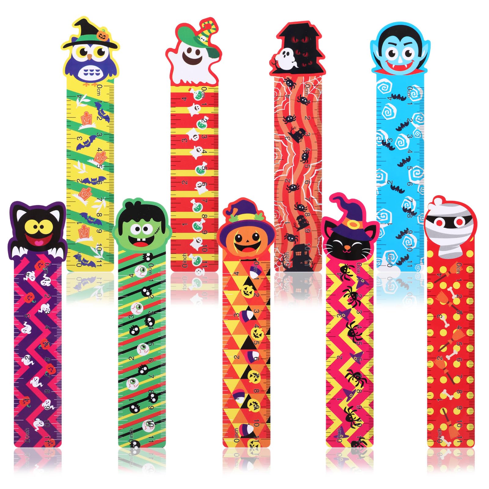 Snapklik.com : CCINEE 54PCs Halloween Bookmark Rulers For Kids,Ghost ...