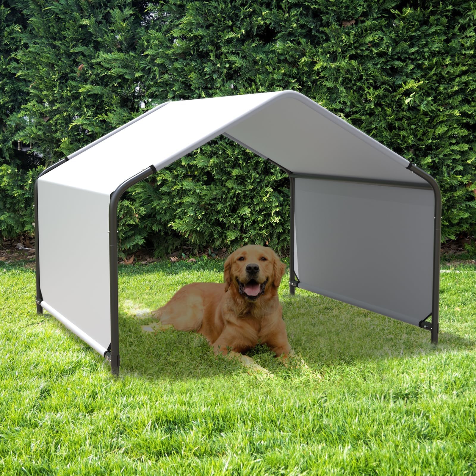 Amazon.com : Portable Outdoor Dog Shade Shelter, Waterproof Pet Canopy ...