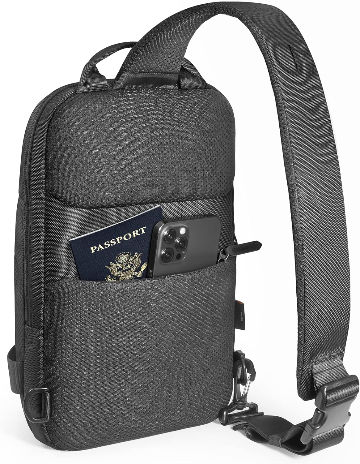 Buy tomtoc Compact EDC Sling Bag, Minimalist Chest Shoulder Backpack Crossbody Bag for Nintendo ...