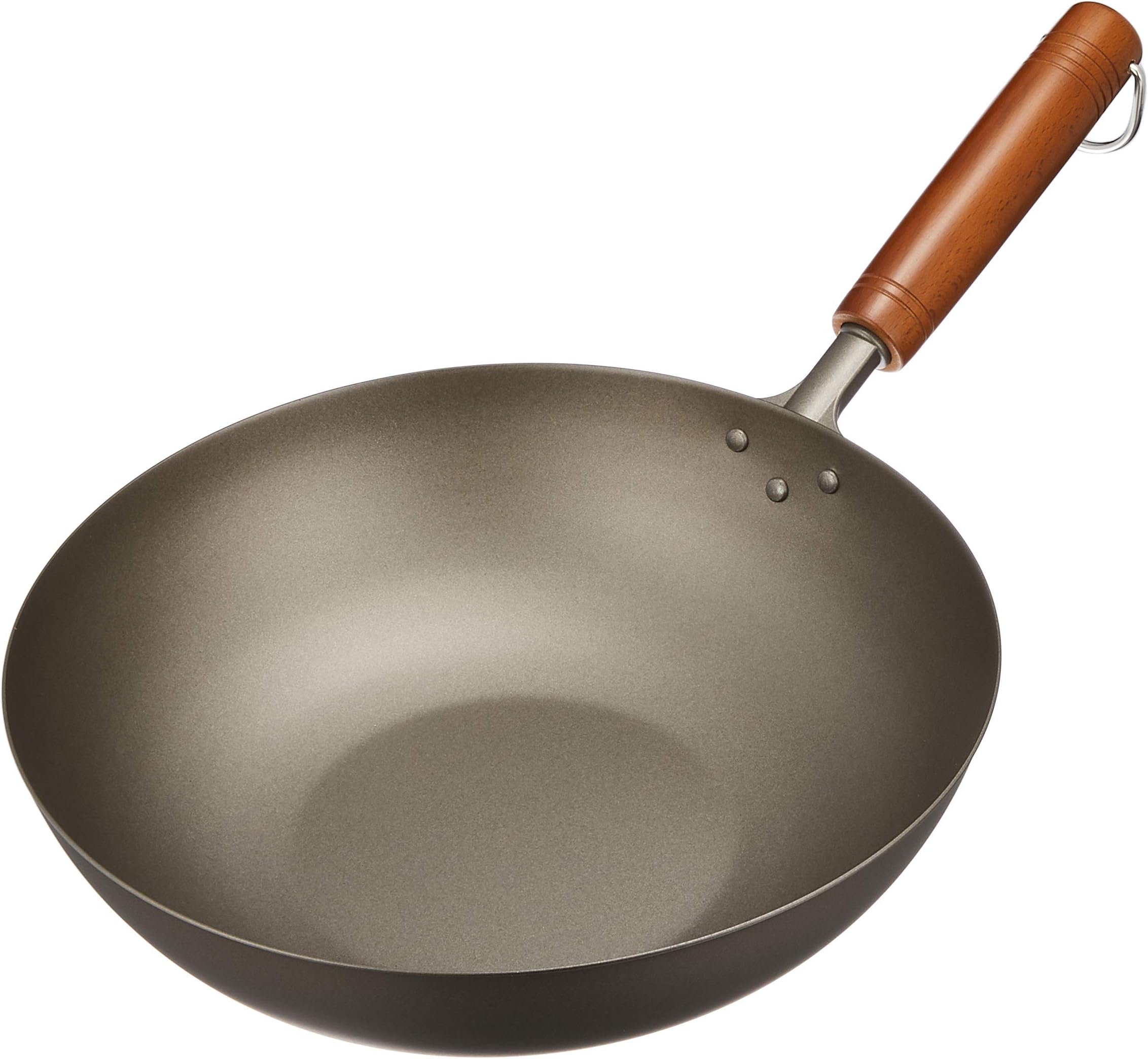 Amazon.com: YOtat Pure Titanium Ultra Lightweight Wok Nonstick Wok Pan ...