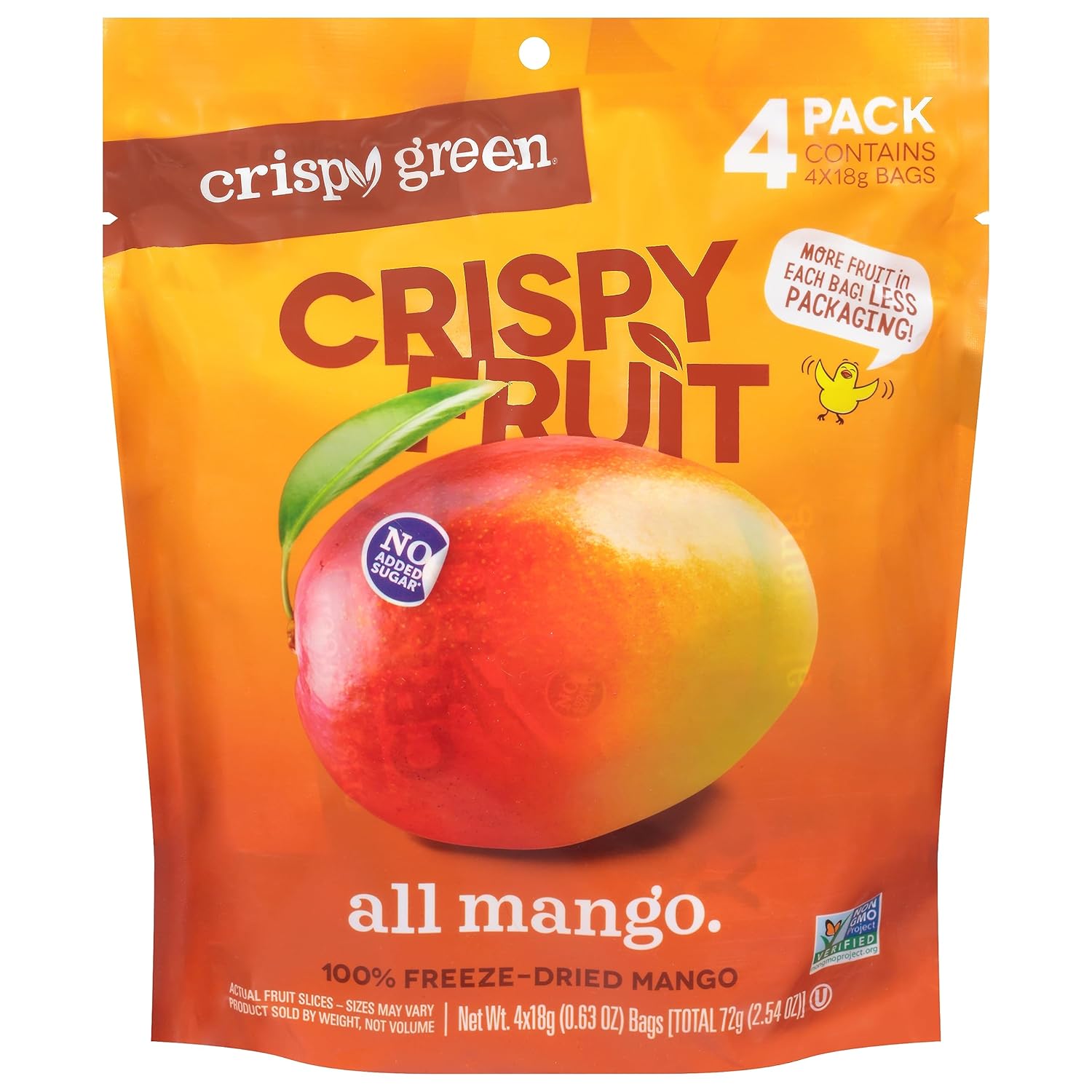 Amazon.com: CRISPY GREEN Freeze Dried Mango, 2.54 OZ : Grocery ...