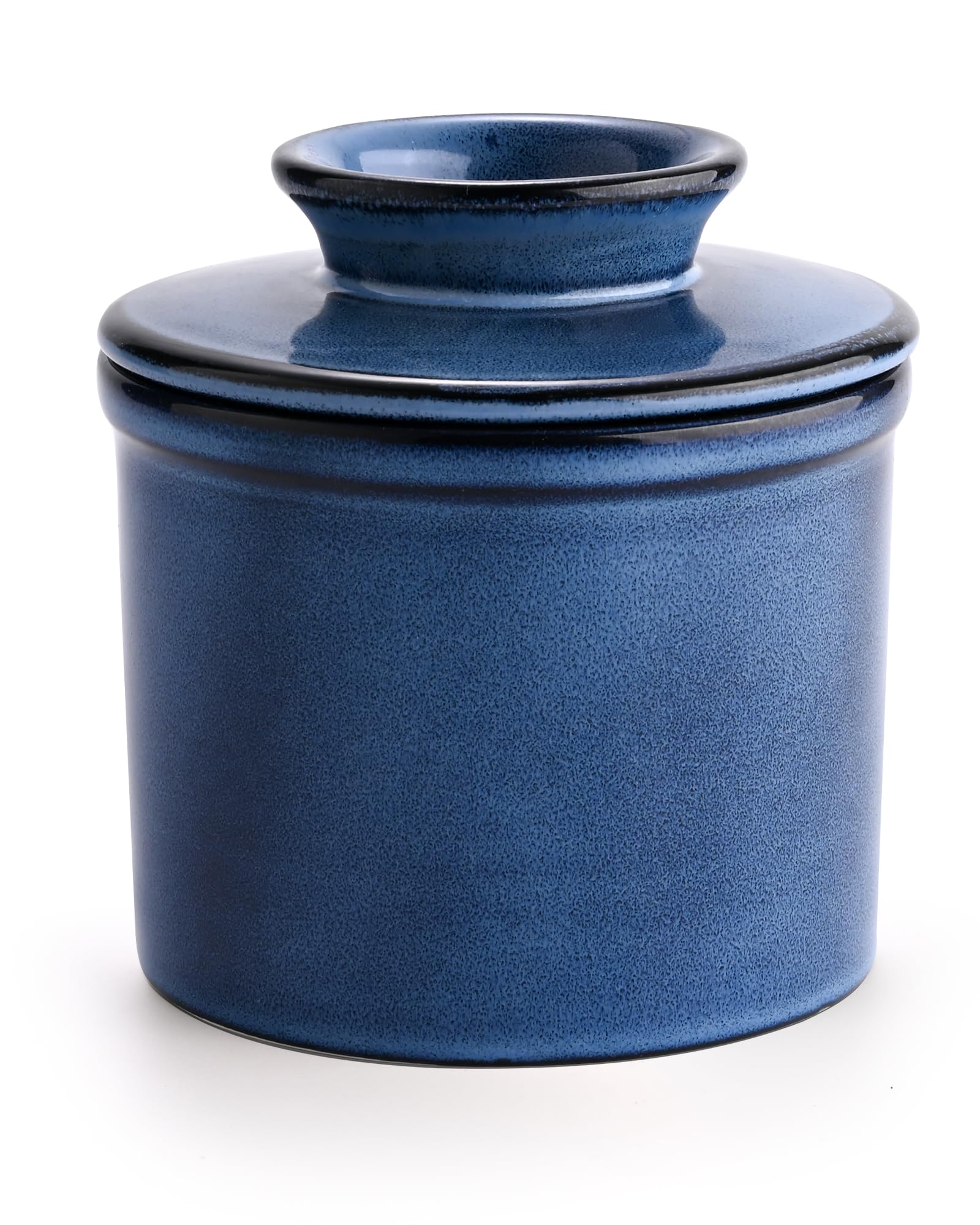 KILNGPT Butter Dish with LidReactive Glaze French Butter Crock for ...