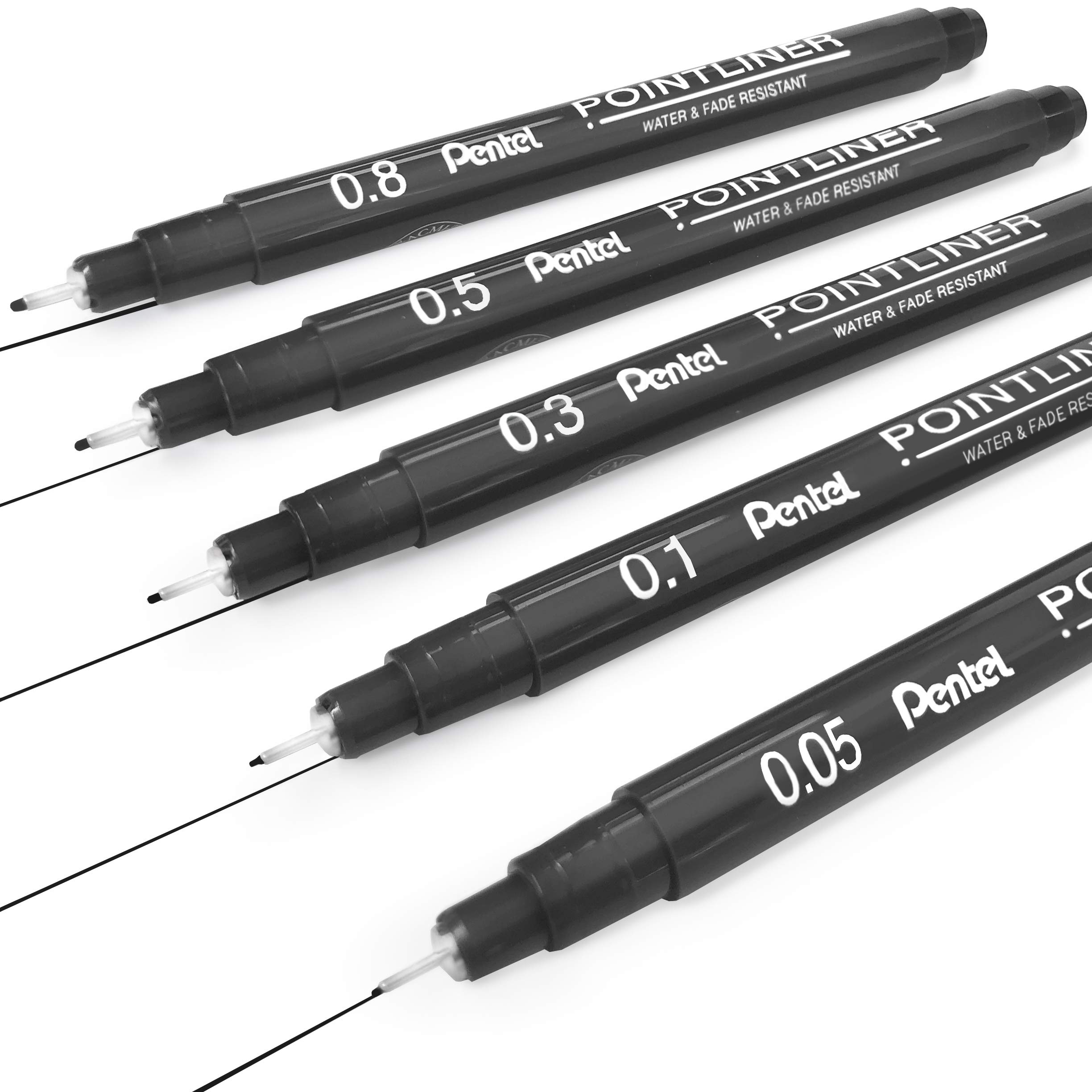Pentel S20P Pointliner Pigment Liner Technical Drawing Fineliner Pens ...
