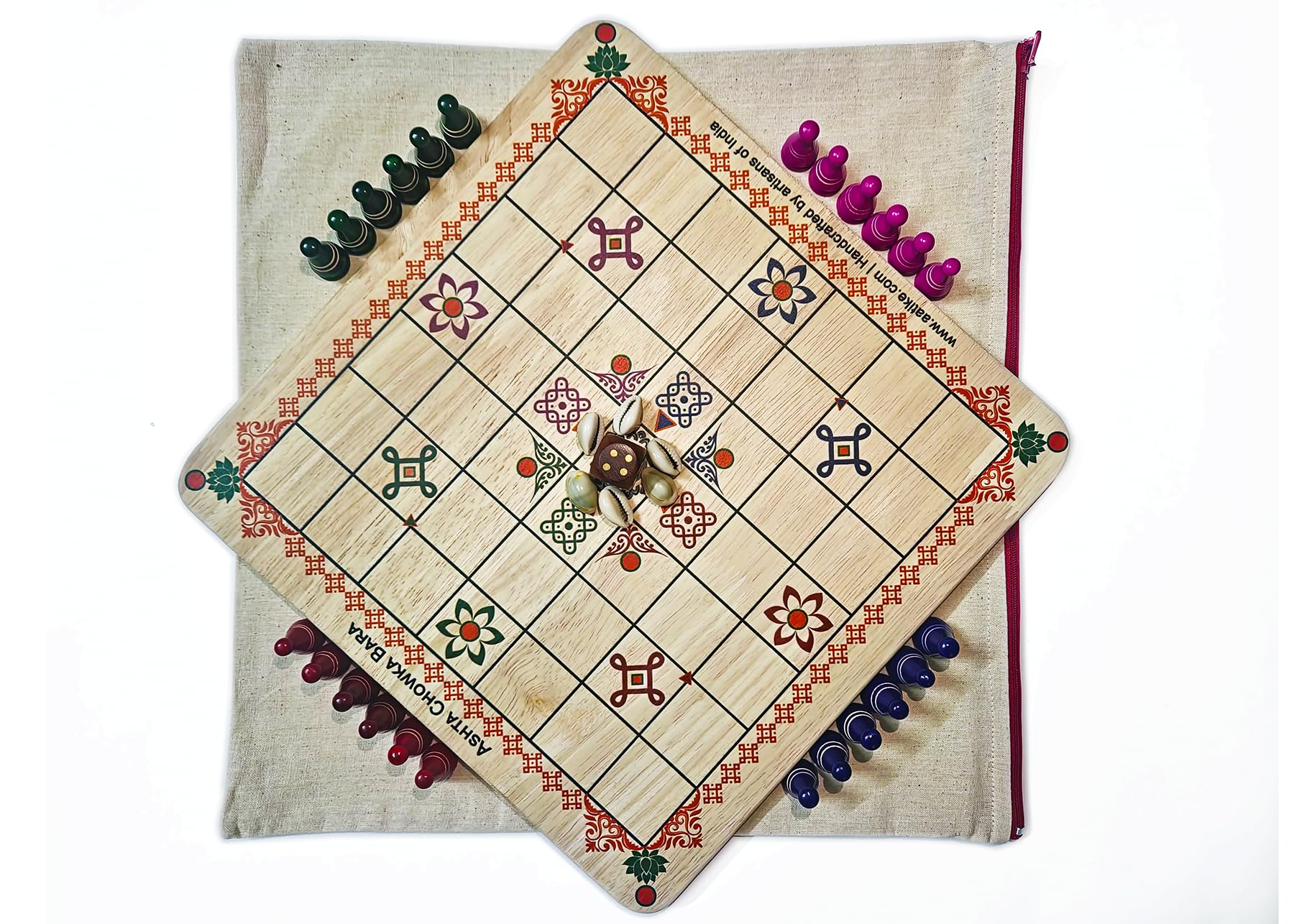 Buy Ashta chowka bara and Snakes and Ladder Online at Low Prices in ...