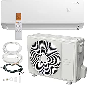 Amazon.com: 12,000 BTU Air Conditioner Mini Split System Ductless AC ...