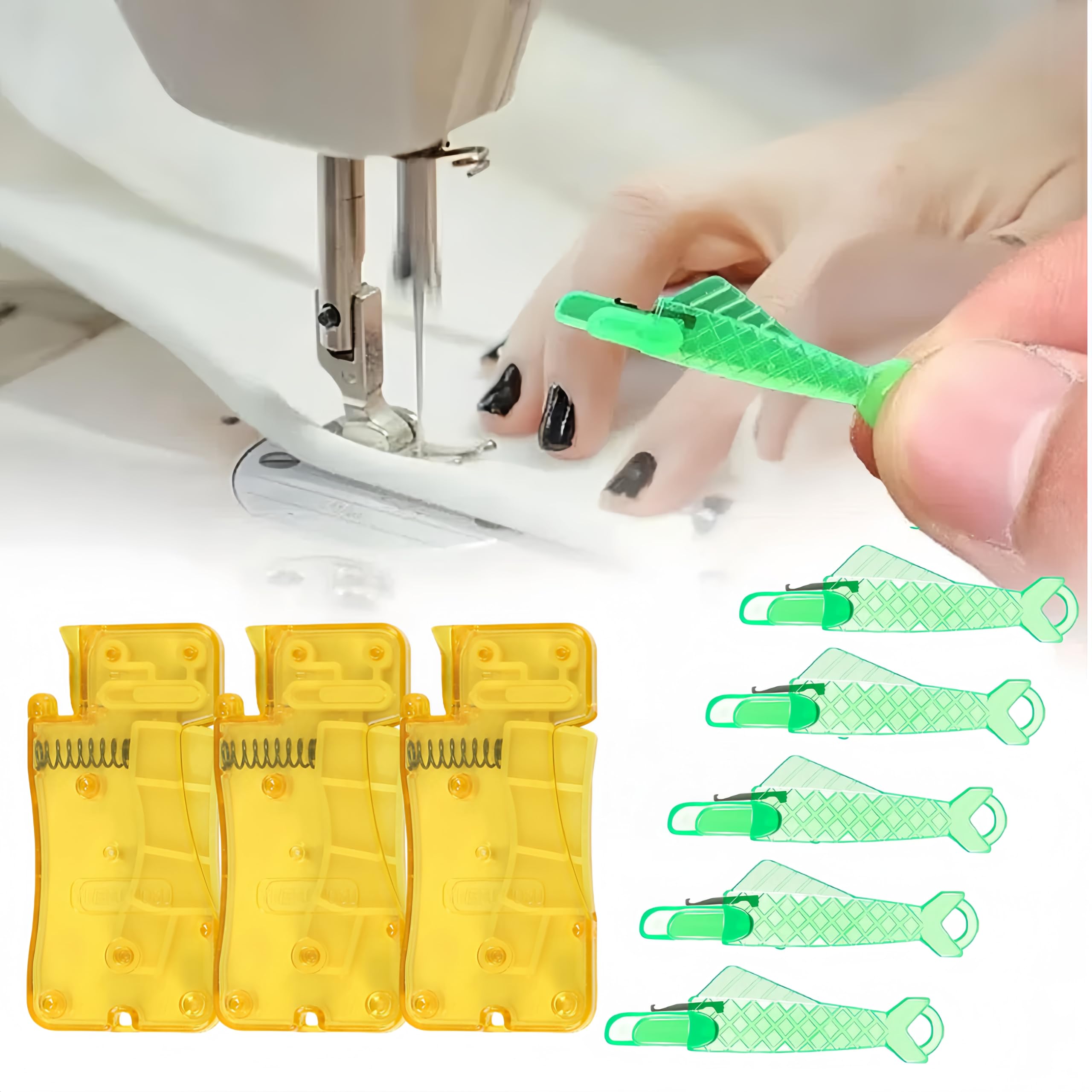 Amazon.com: 1/3/5PCS Auto Needle Threader for Hand Sewing, 2024 New ...