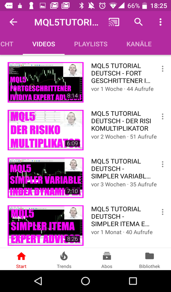 MQL5 Tutorial Deutsch - Einfach Automatisch Traden - App on Amazon Appstore