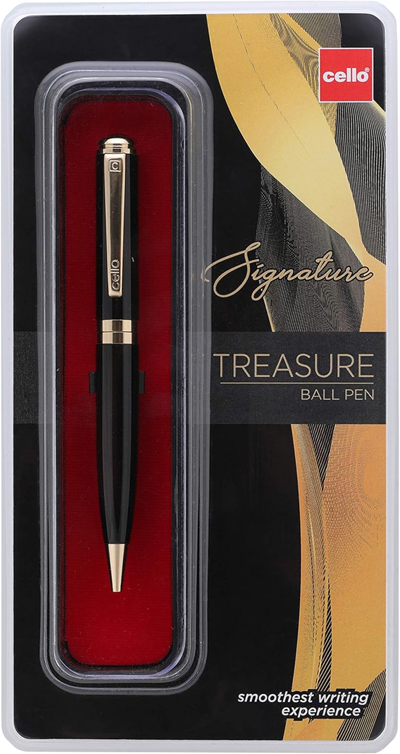 Cello Signature Treasure Ball Pen - Ink Color Blue 1 Pieces (Ship from ...