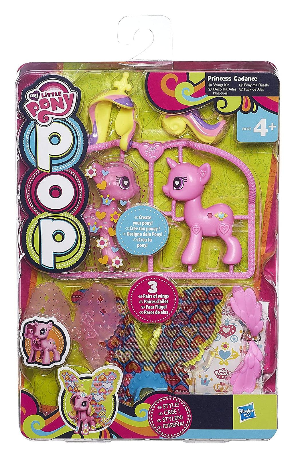 My Little Pony Hasbro B0371EU4 Pop Ponies with Wings - Assortment ...