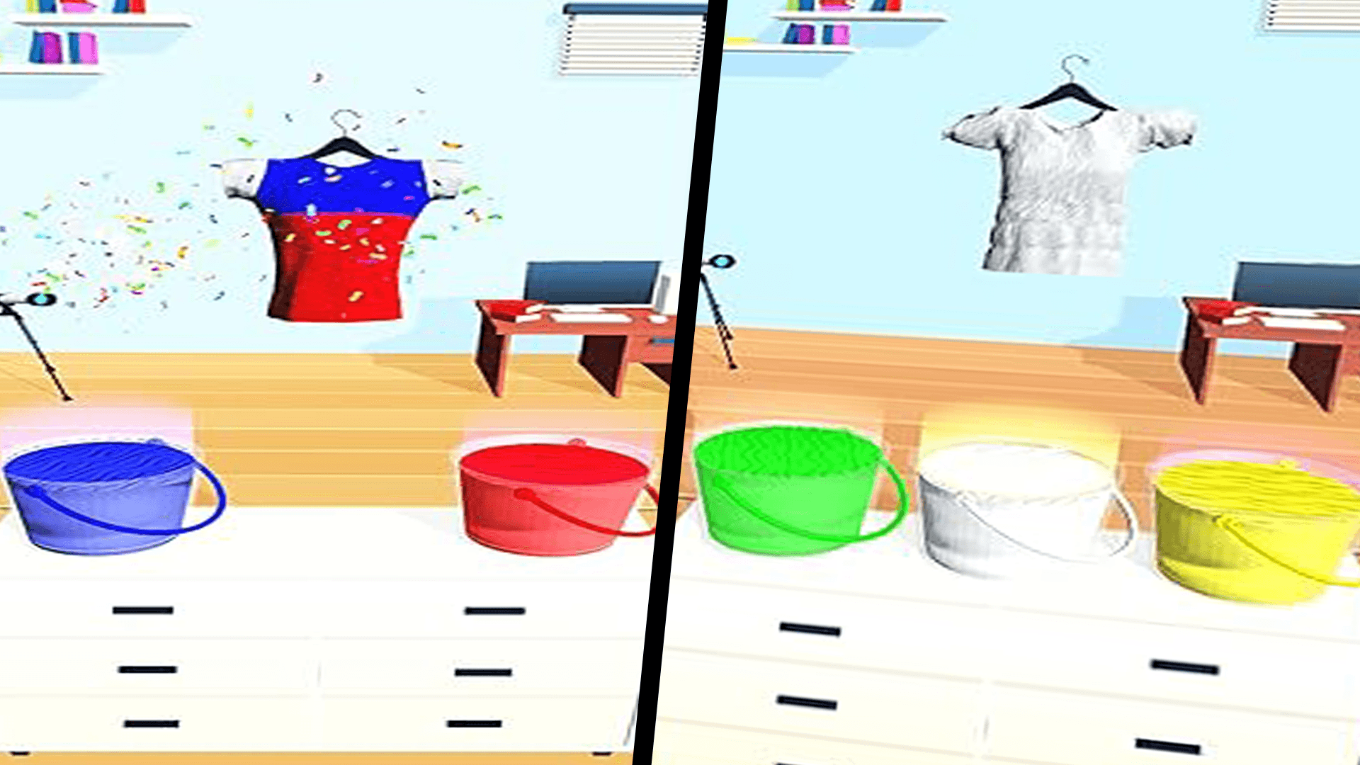 Tie Dye Master Fashion Art Makeover: Color Mixing DIY Dress & T-Shirt Paint Rainbow ASMR ...