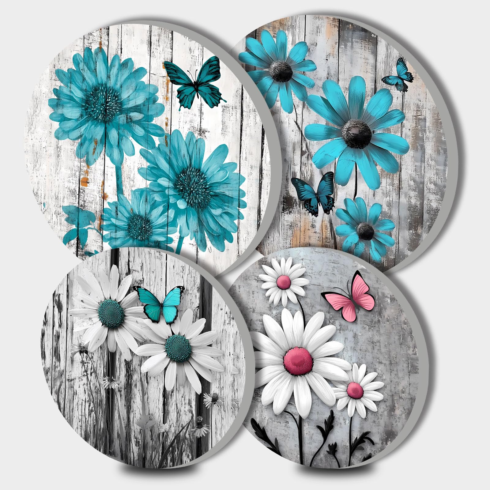 Amazon.com: Aihonmin Rustic Style Electric Stove Burner Covers Set of 4 ...