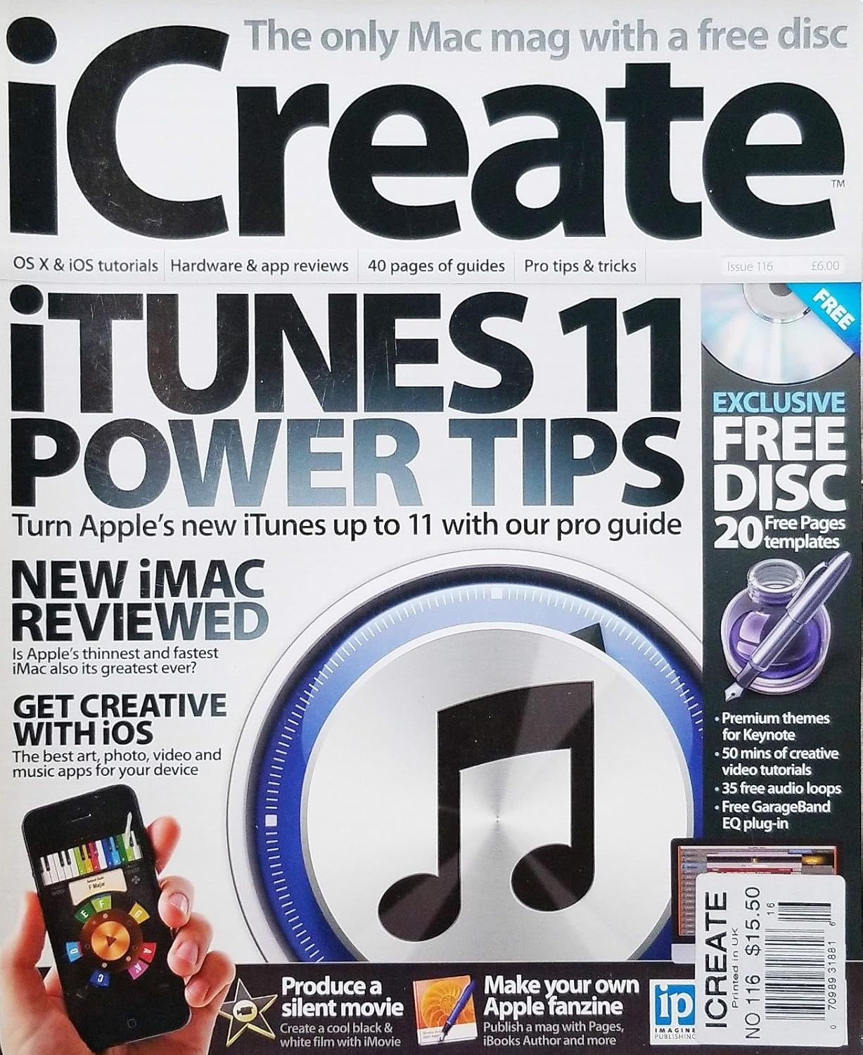 Amazon.com: iCREATE MAGAZINE ITUNES 11 POWER TIPS ISSUE 116 ...