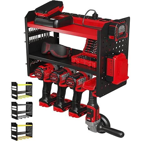 Amazon.com: CCCEI Modular Power Tool Organizer Wall Mount with Charging ...