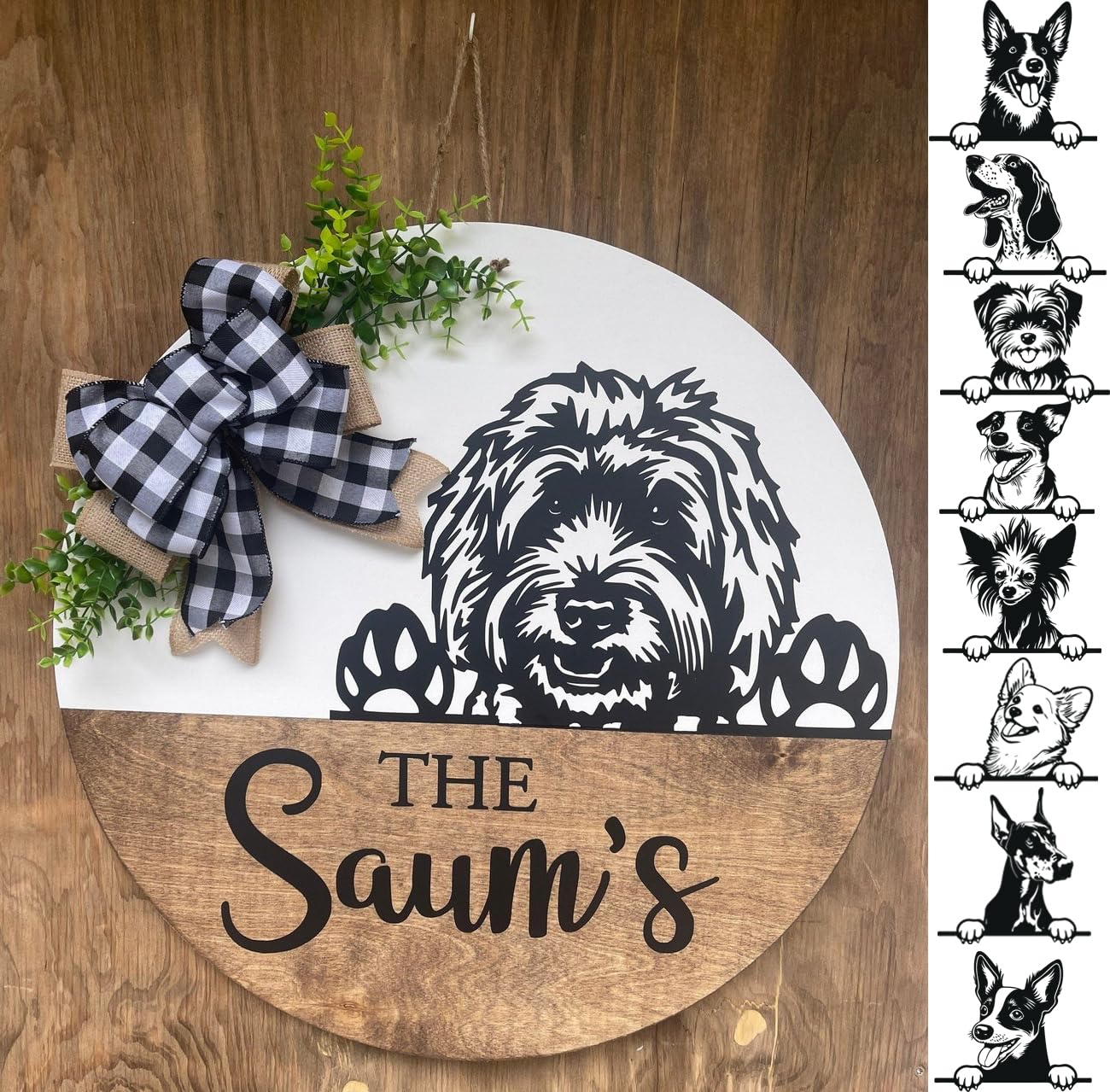Amazon.com: [Dogs] Custom Dog Decorations for The Home, Personalized ...