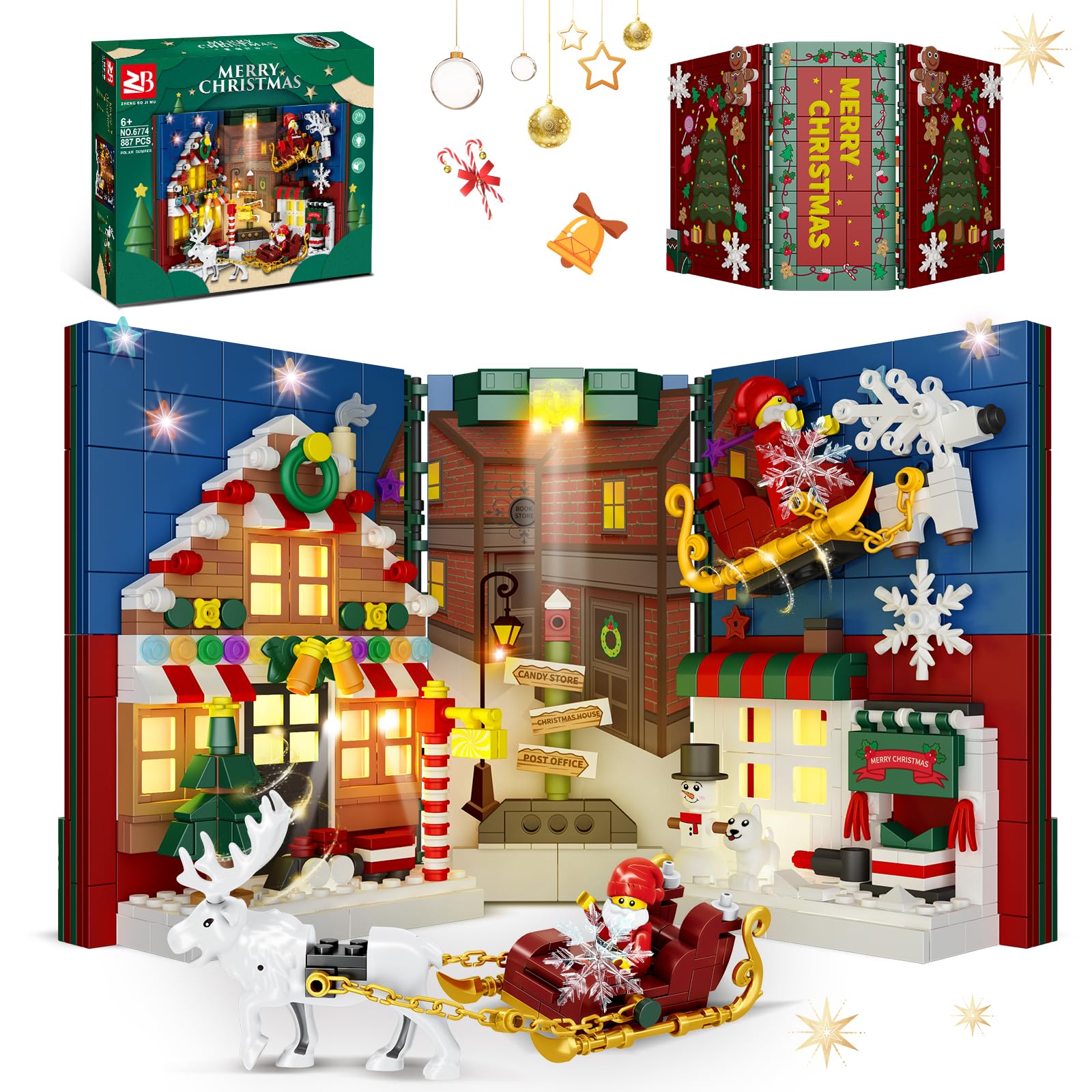 Snapklik.com : Christmas Expandable Book Building Kit