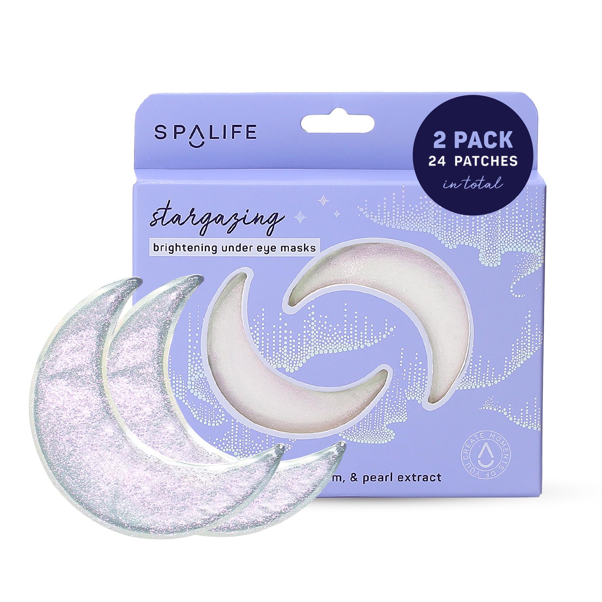 Amazon.com : SpaLife Beauty Stargazing Radiating Under Eye Masks – Hydrogel Eye Patches for Dark ...