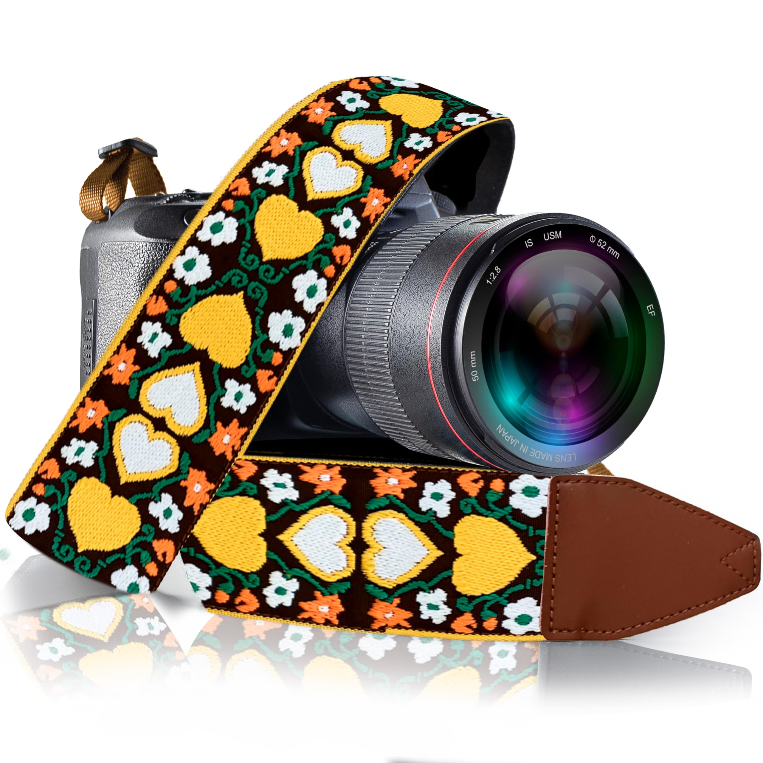 Amazon.com : Art Tribute Camera Strap for DSLR Cameras, Woven Webbing ...
